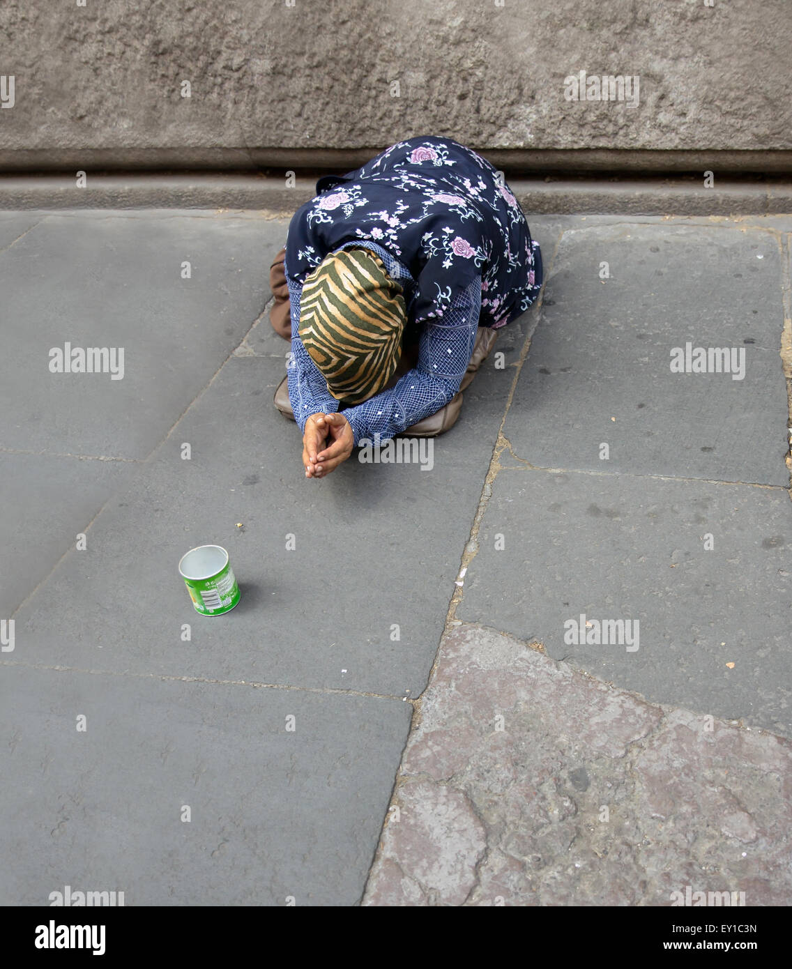 Old woman beggar begging on hi-res stock photography and images - Alamy