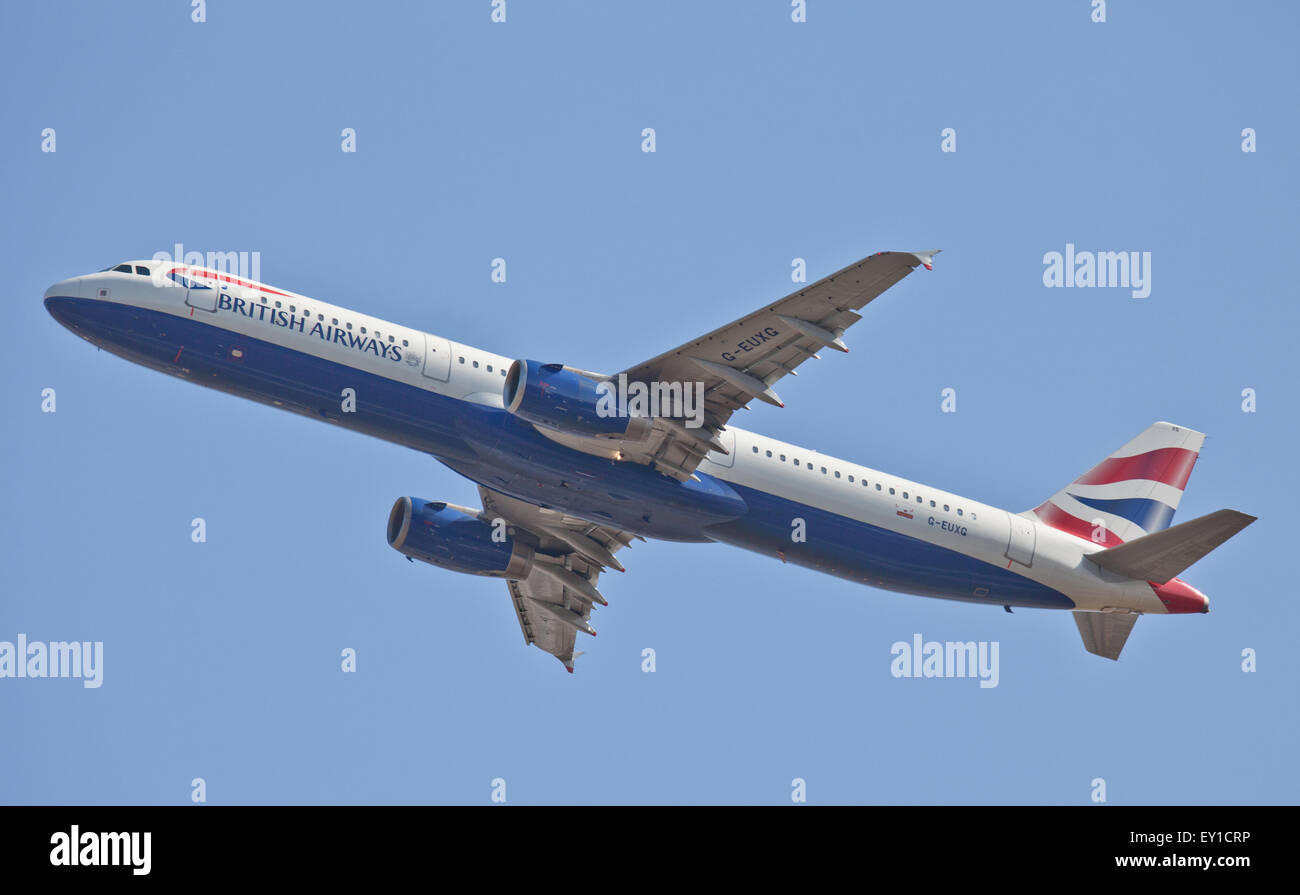 Ba airbus a321 taking off hi-res stock photography and images - Alamy
