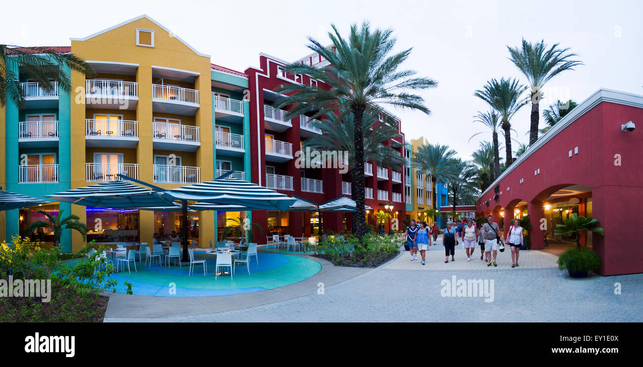 Shopping mall of the Renaissance Hotel built in and around the ...