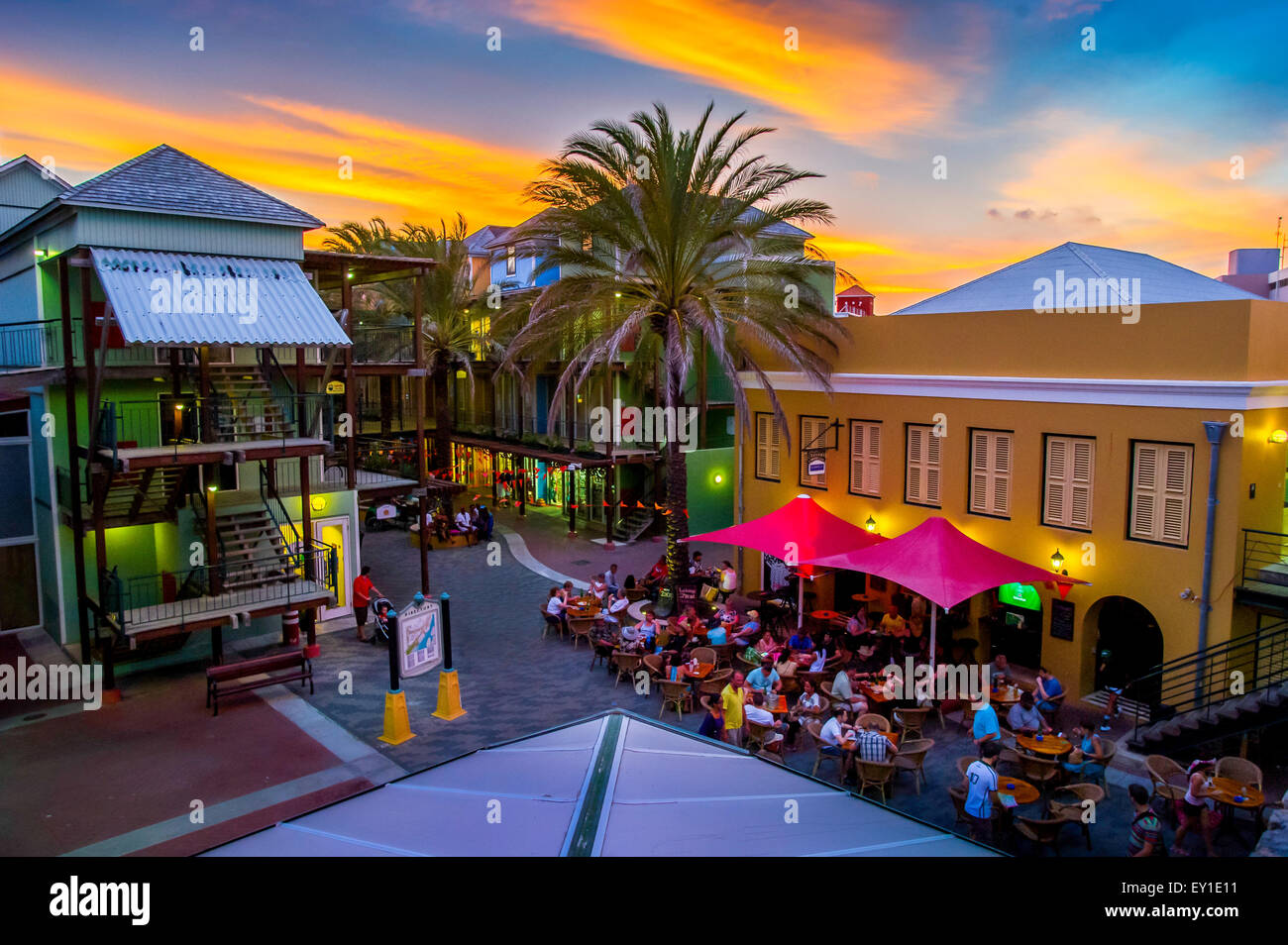 Shopping mall of the Renaissance Hotel built in and around the ...