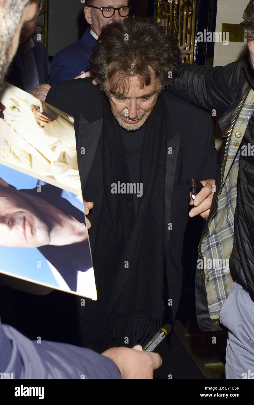 Al Pacino dines out at Scott's restaurant in London Featuring: Al ...