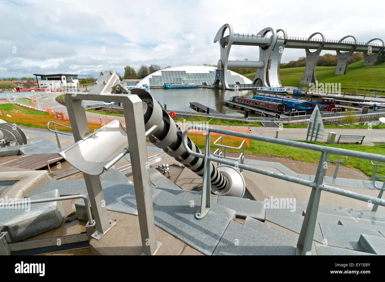Archimedes Screw in the Water Play Park area at the Falkirk Wheel ... Archimedes Screw in the Water Play Park area at the Falkirk Wheel ...
