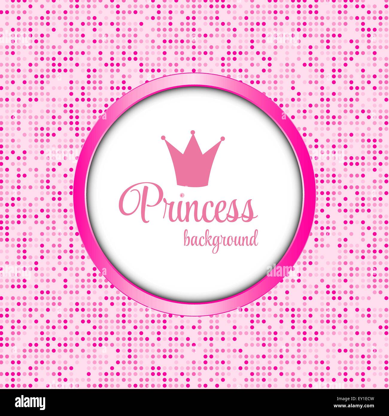 Princess Crown Frame Vector Illustration Stock Vector Image & Art - Alamy