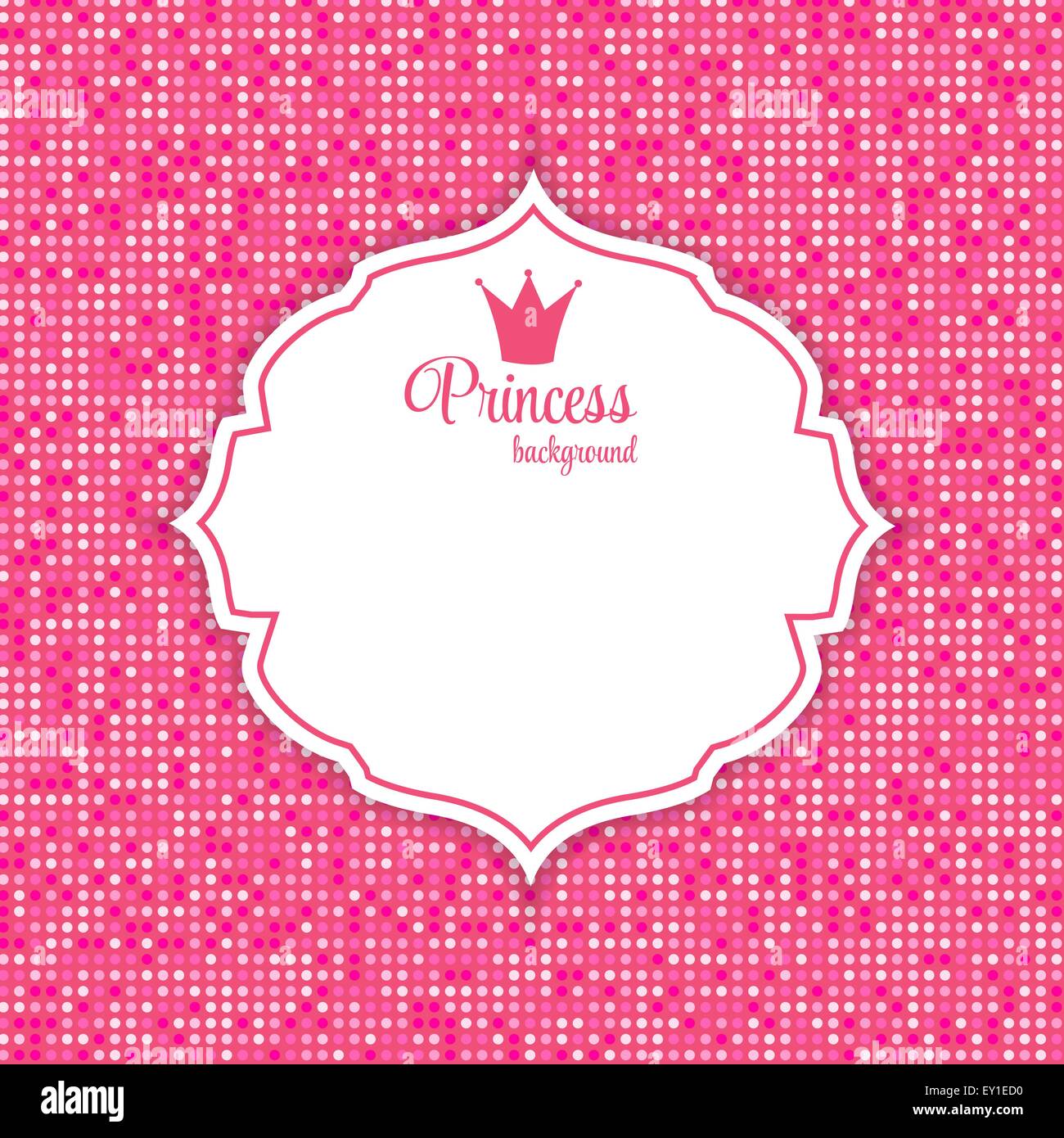 Princess Crown Frame Vector Illustration Stock Vector Image & Art - Alamy