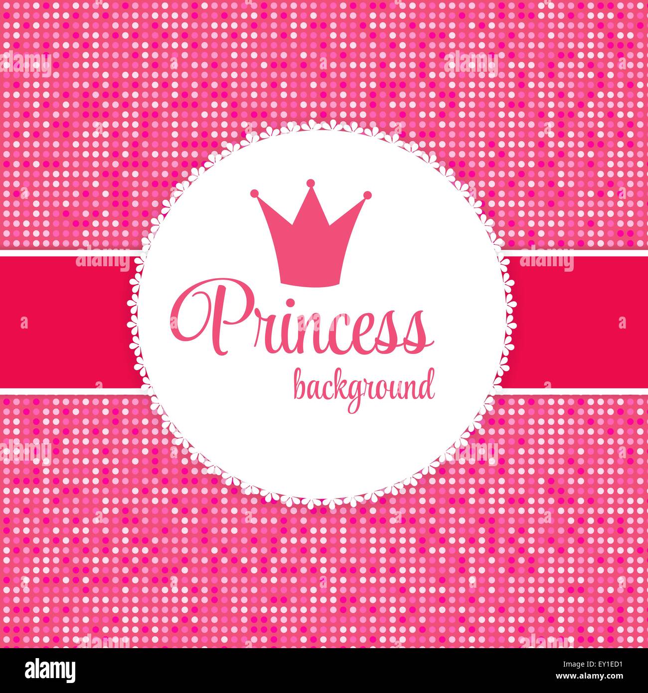 Princess Crown Frame Vector Illustration Stock Vector Image & Art - Alamy