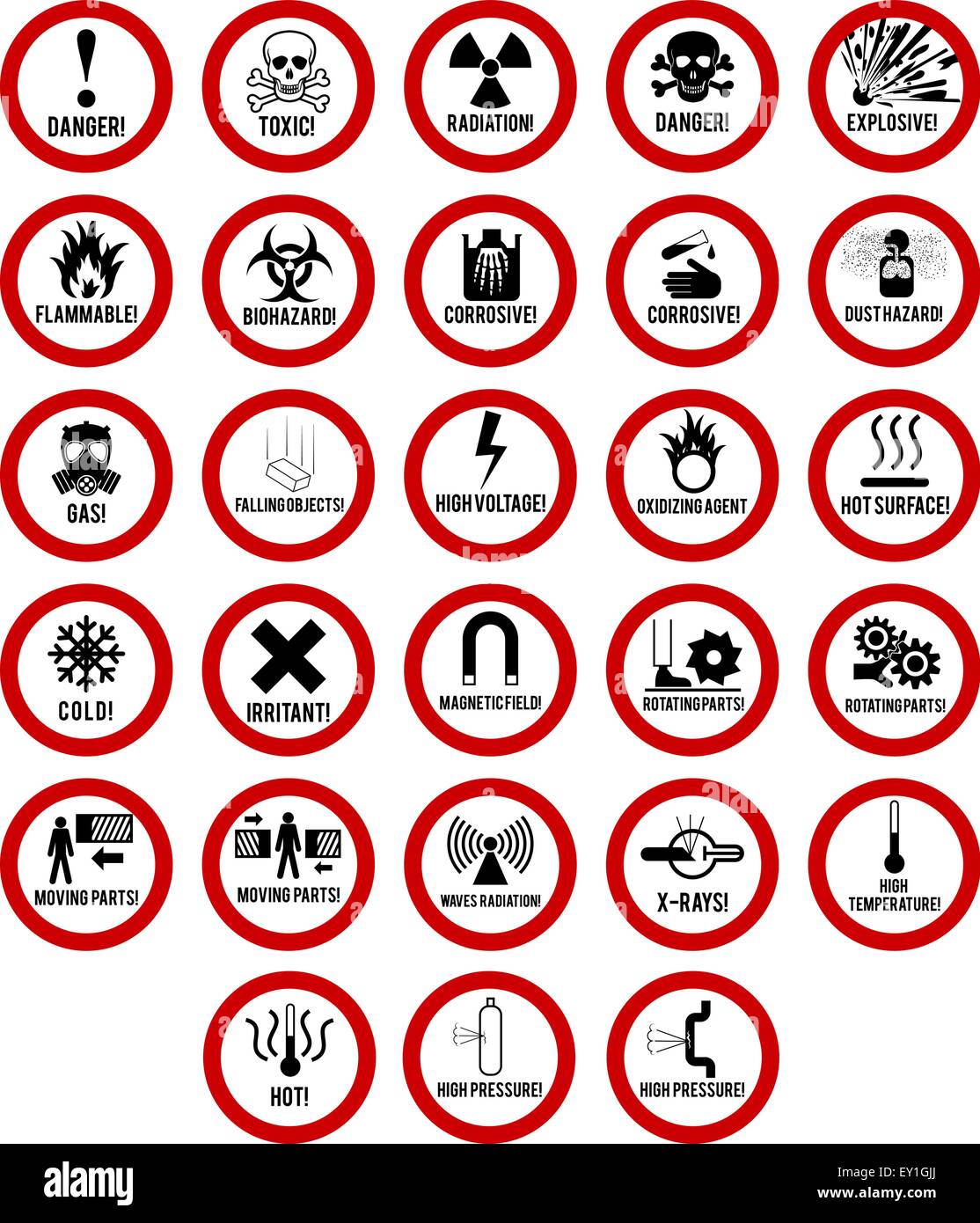 Irritant symbol hi-res stock photography and images - Alamy