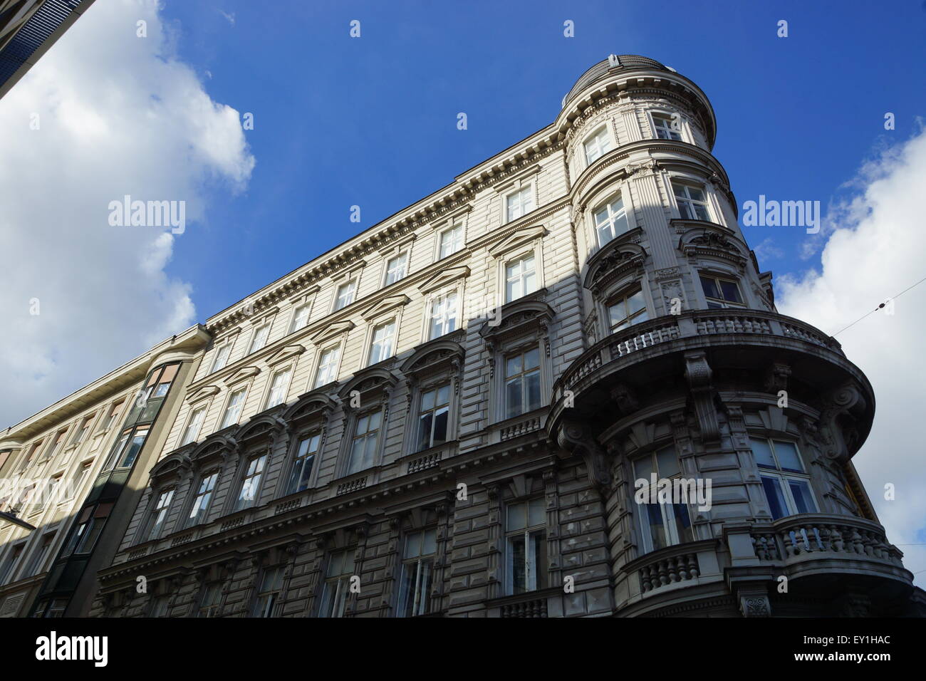 vienna austria street corner building Stock Photo - Alamy