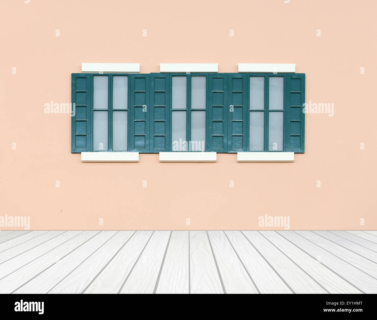 window with wall and wood floor background Stock Photo - Alamy