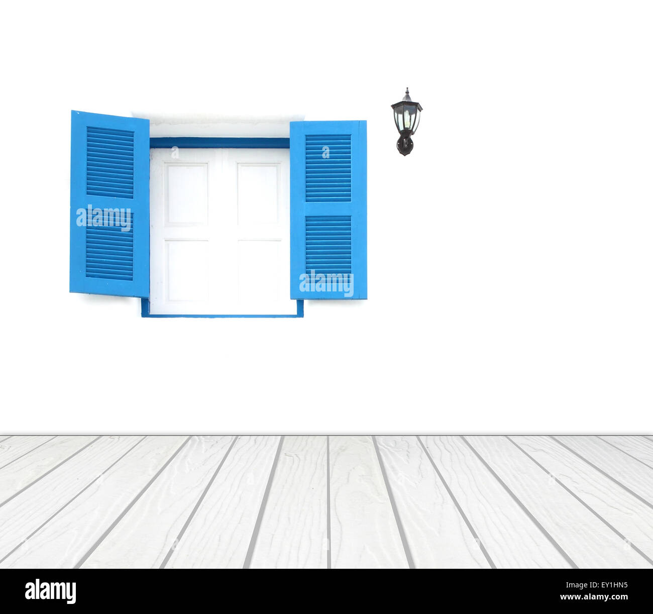 window with wall and wood floor background Stock Photo - Alamy