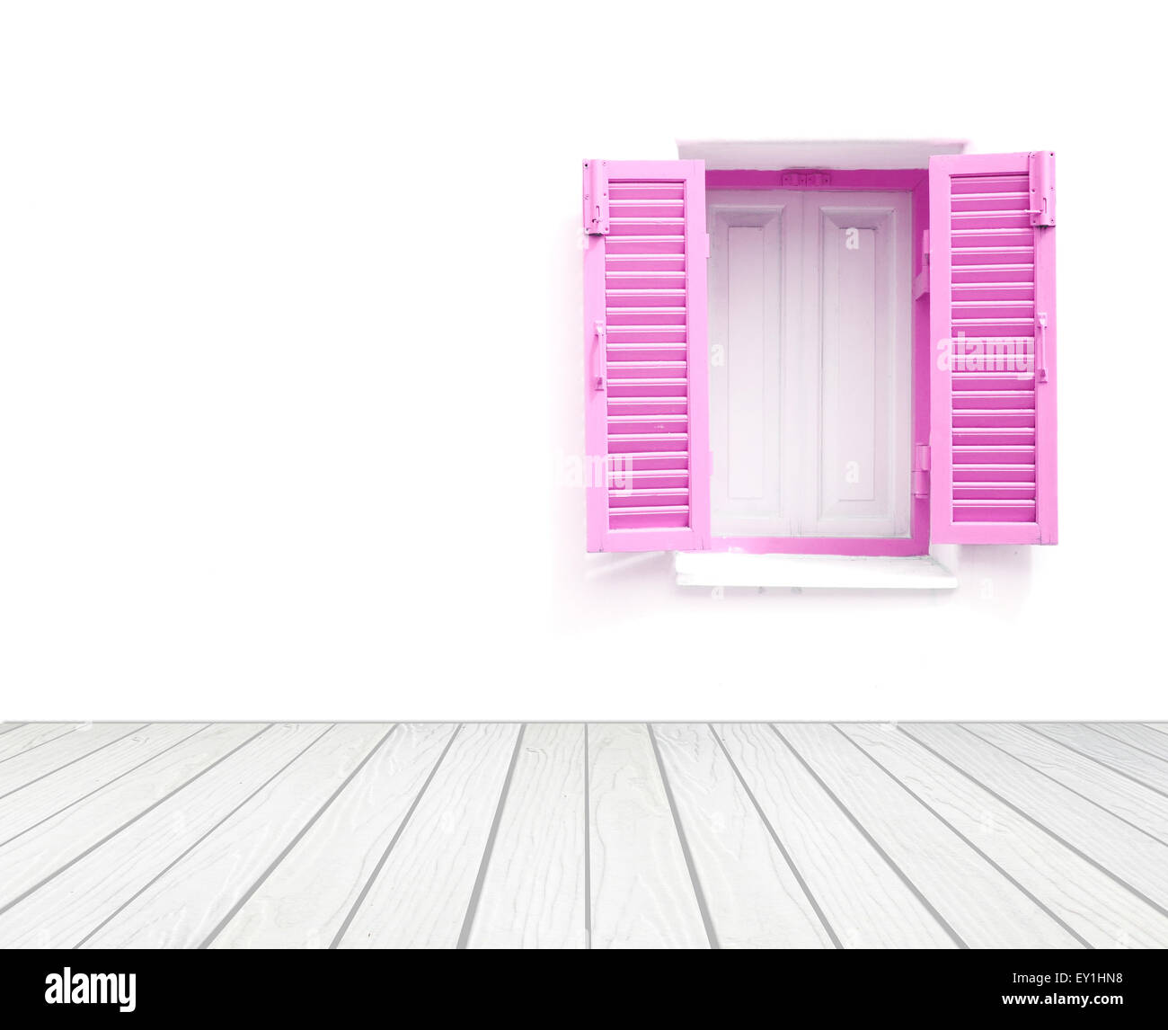 window with wall and wood floor background Stock Photo - Alamy