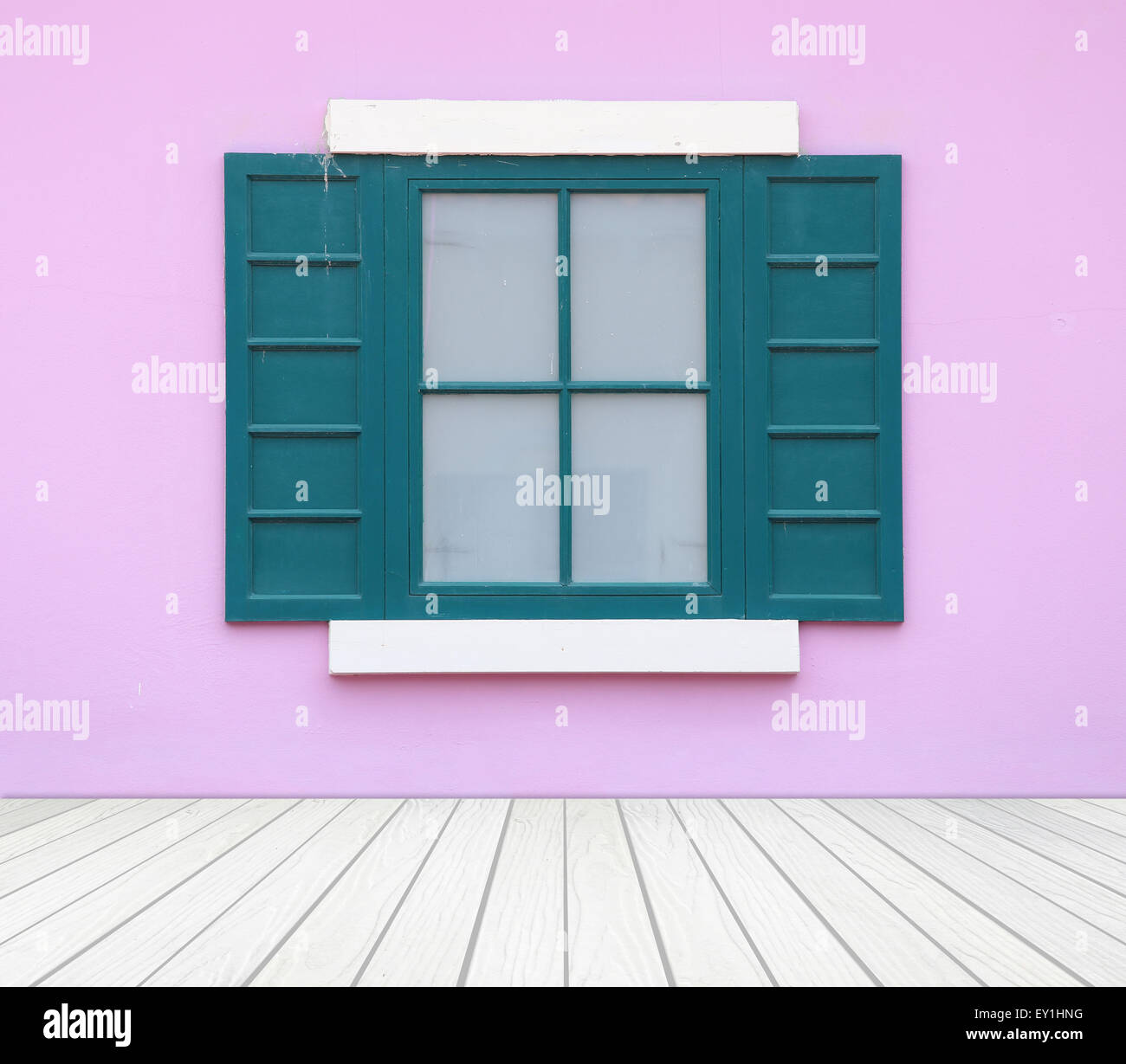 window with wall and wood floor background Stock Photo - Alamy