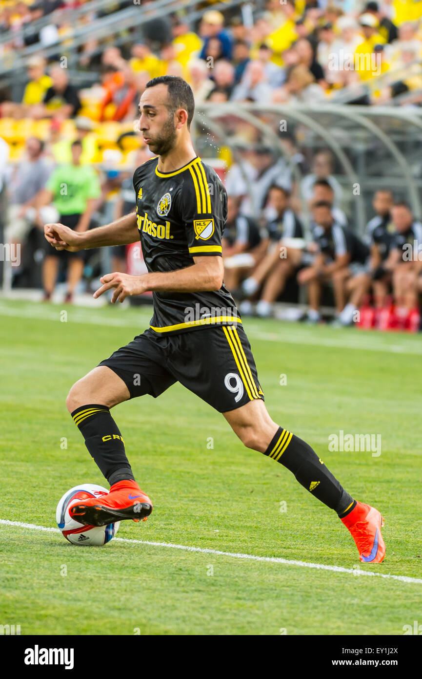 Columbus, Ohio, USA. 19th July, 2015. Columbus Crew SC forward Justin ...