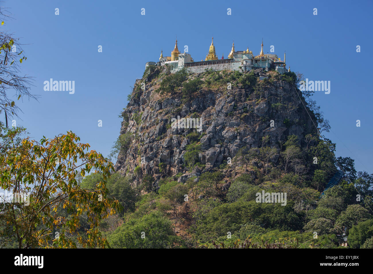 Mount Popa, Myanmar Stock Photo - Alamy