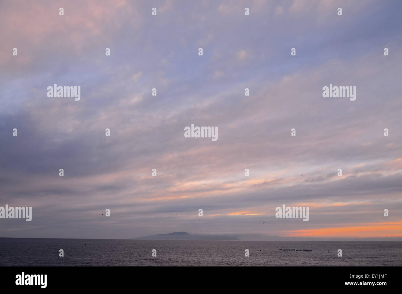 Colored Clouds at Sunset Stock Photo - Alamy