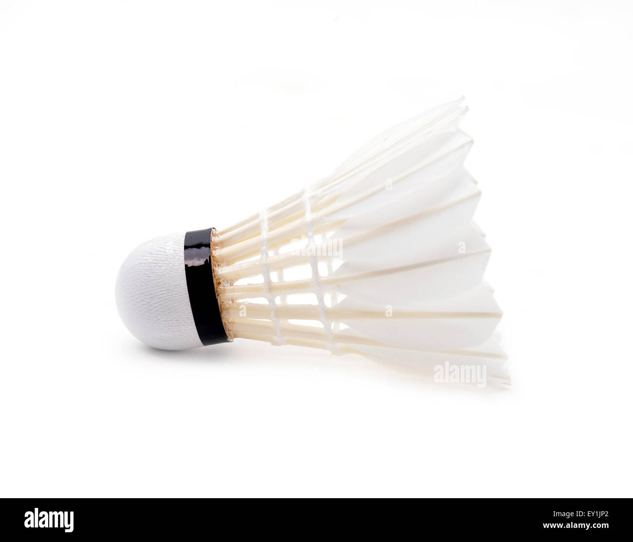 new shuttlecock isolated on a white background Stock Photo - Alamy
