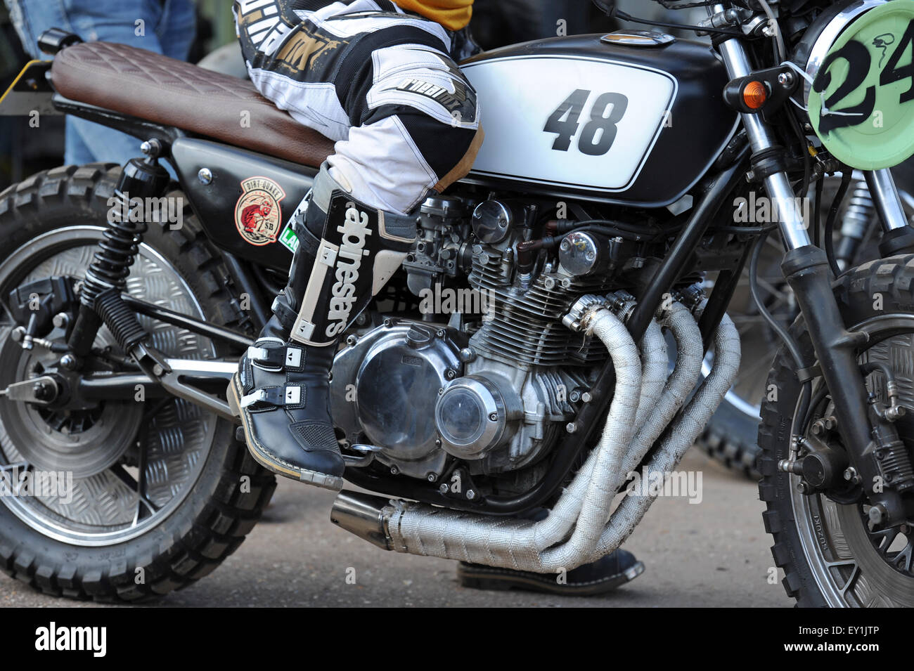 Kings Lynn, Norfolk, UK. 18/07/2015. Riders at Dirt Quake IV. Riders ...
