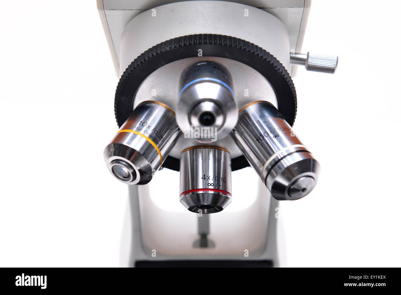 microscope isolated on white background Stock Photo - Alamy