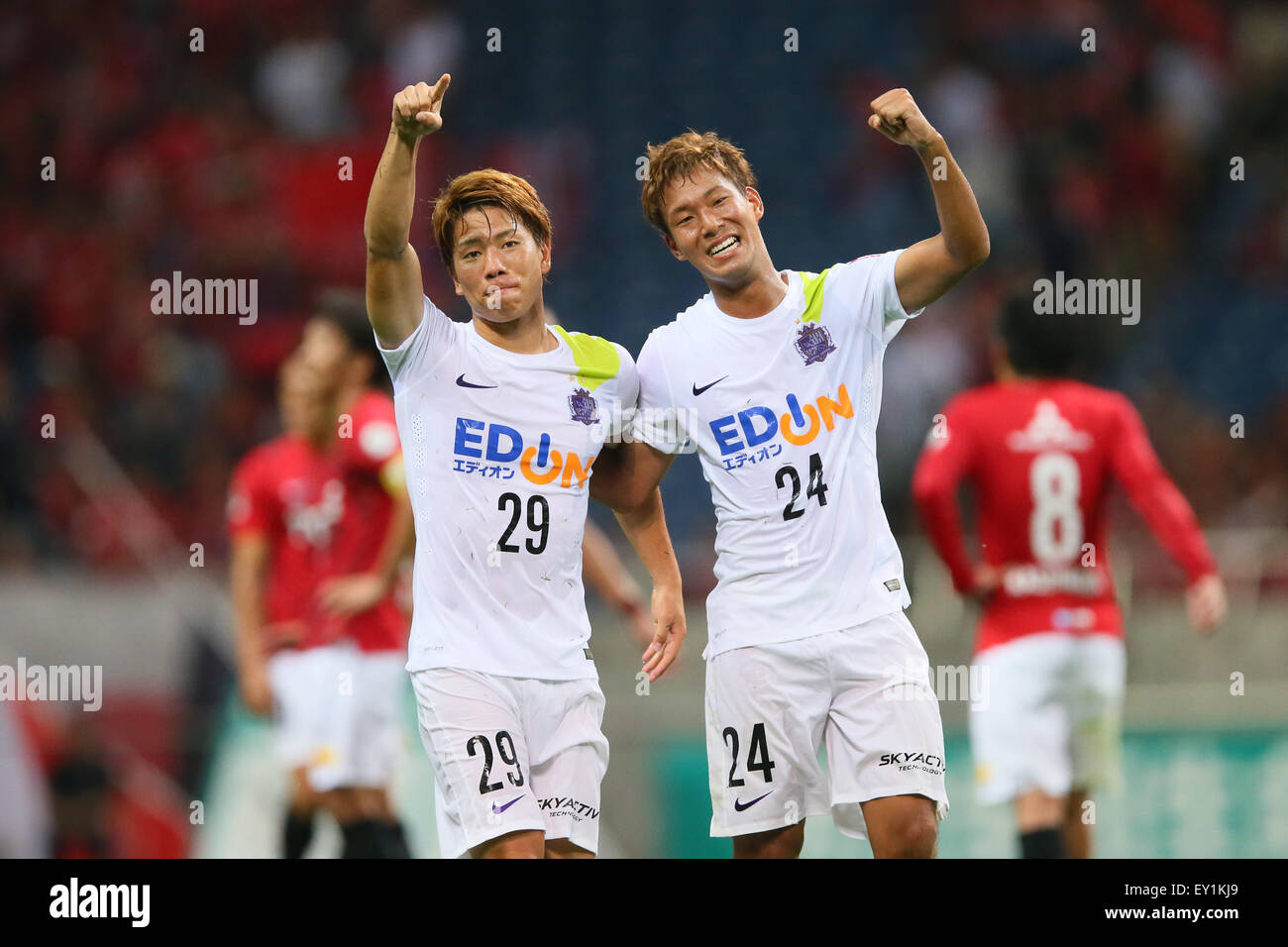 Saitama Stadium 2002, Saitama, Japan. 19th July, 2015. (L to R) Takuma ...