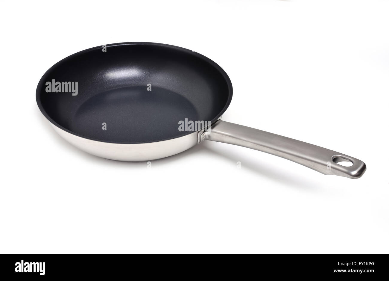 teflon pan isolated on white background Stock Photo - Alamy