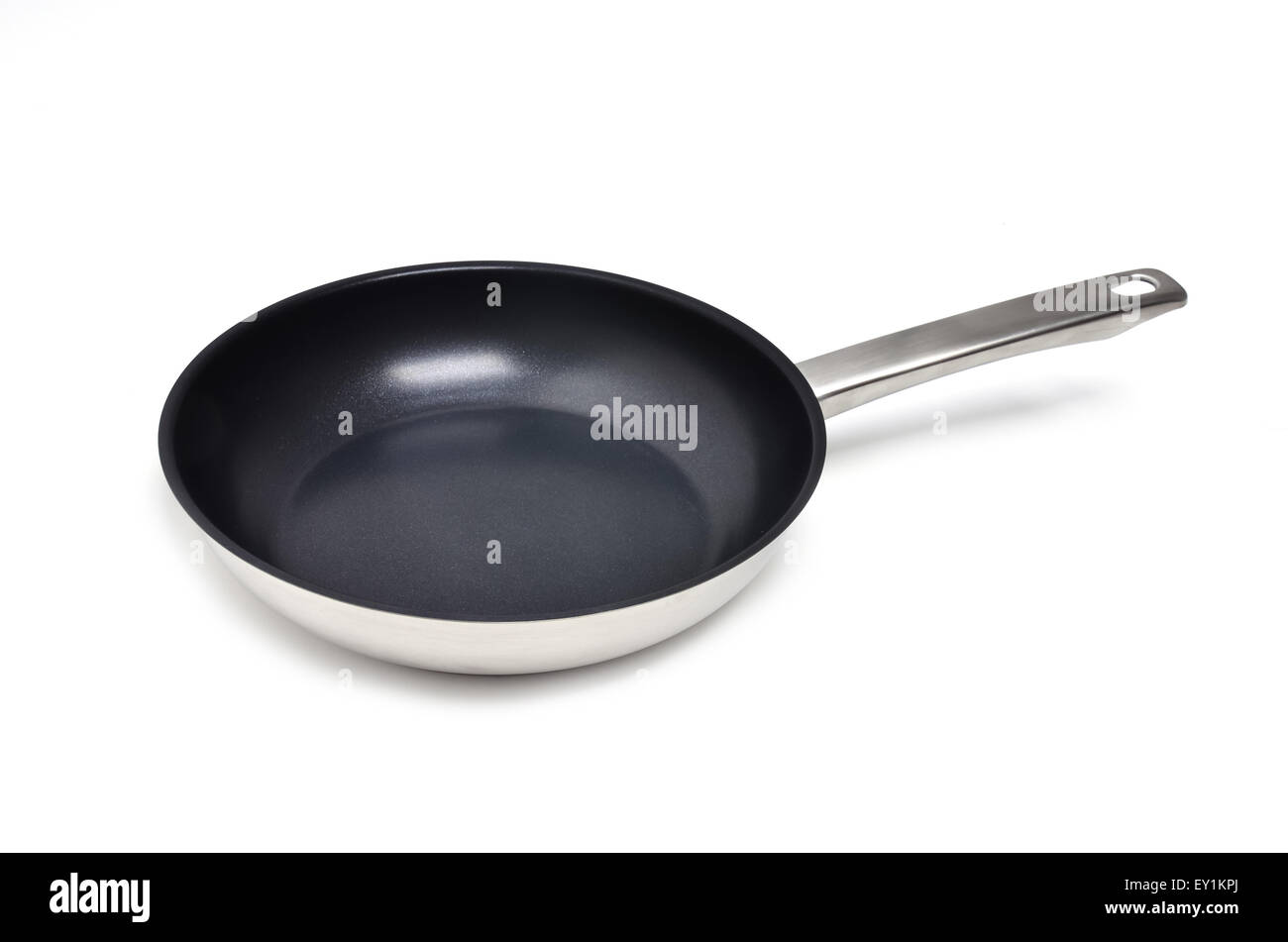 teflon pan isolated on white background Stock Photo - Alamy