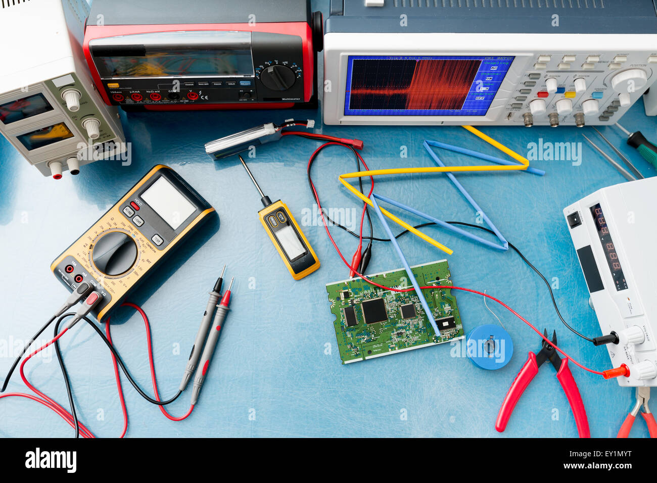 electronic measuring instruments Stock Photo - Alamy