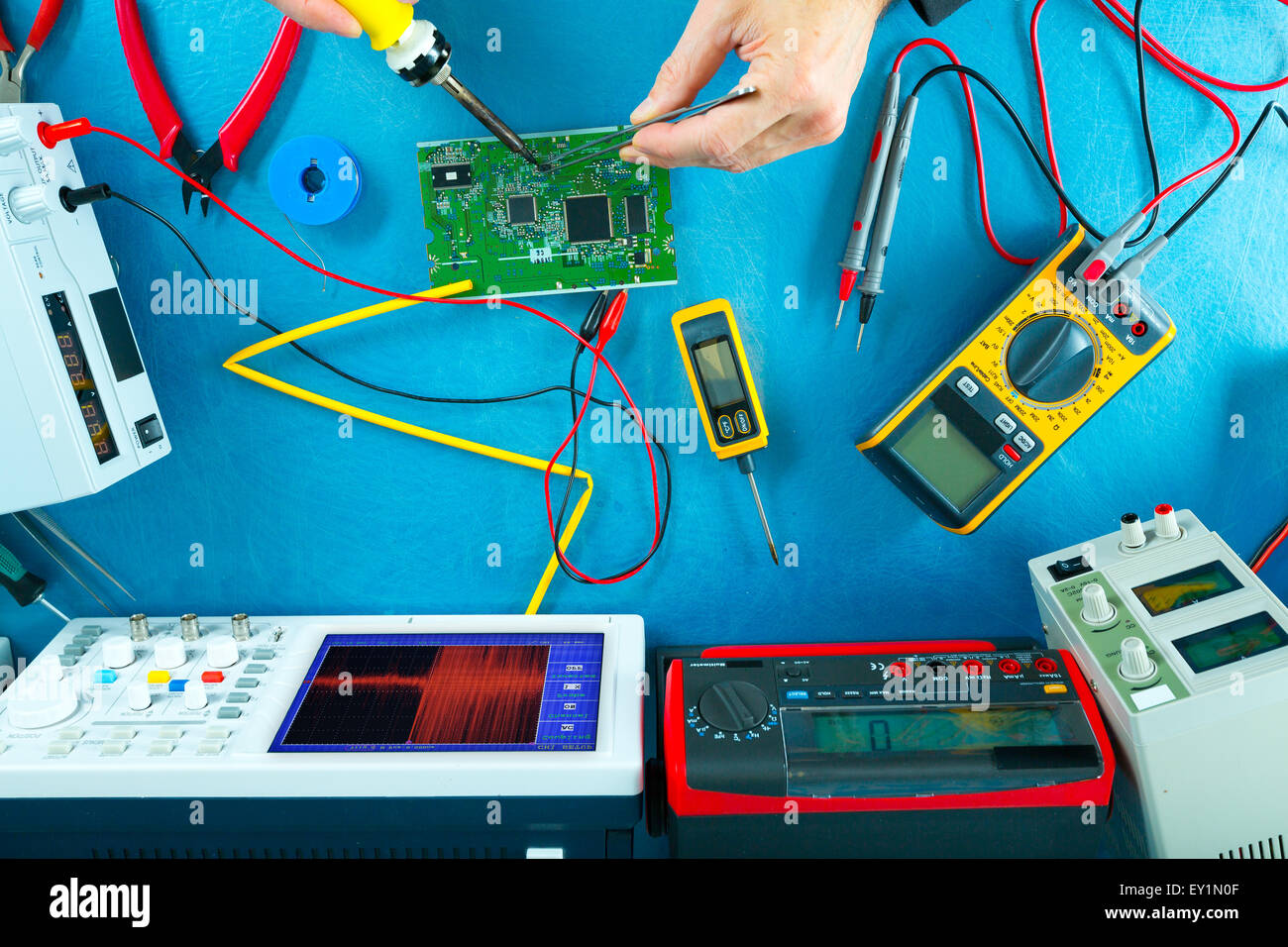 electronic measuring instruments Stock Photo - Alamy