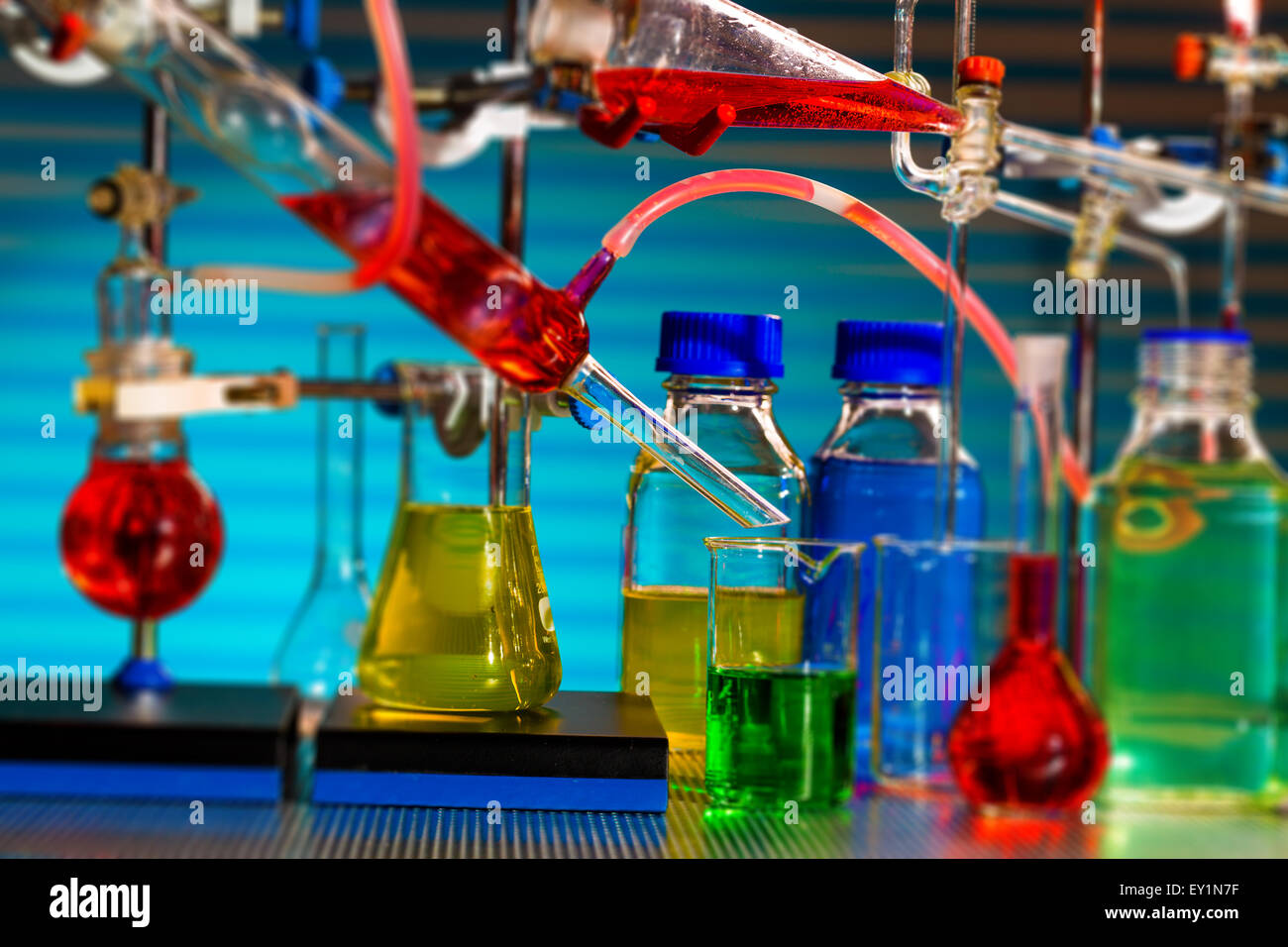 Chemical synthesis of magnetic nanoparticles Stock Photo - Alamy