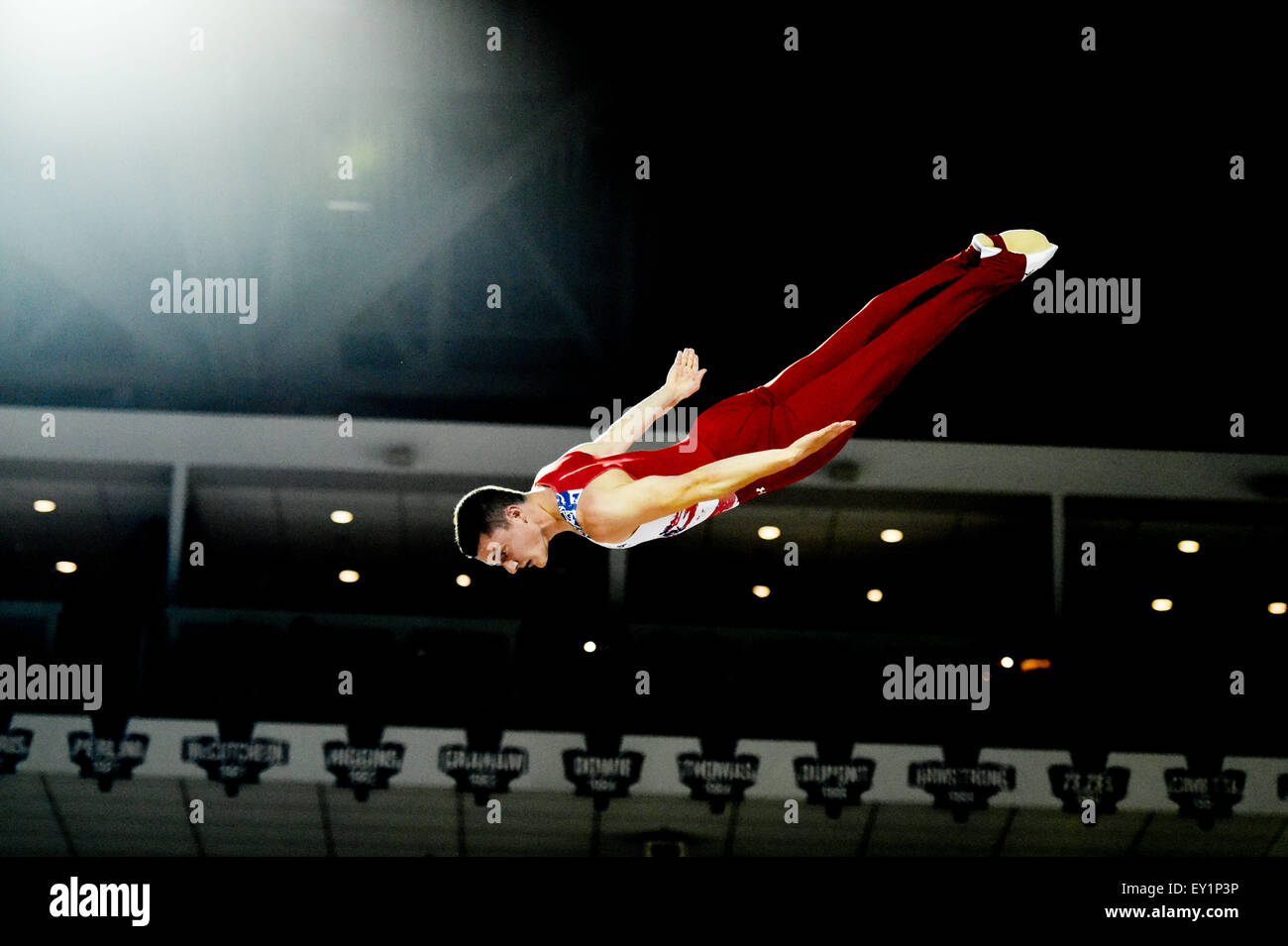 Toronto, Canada. 19th July, 2015. Silver Medal winner in Gymnastics ...