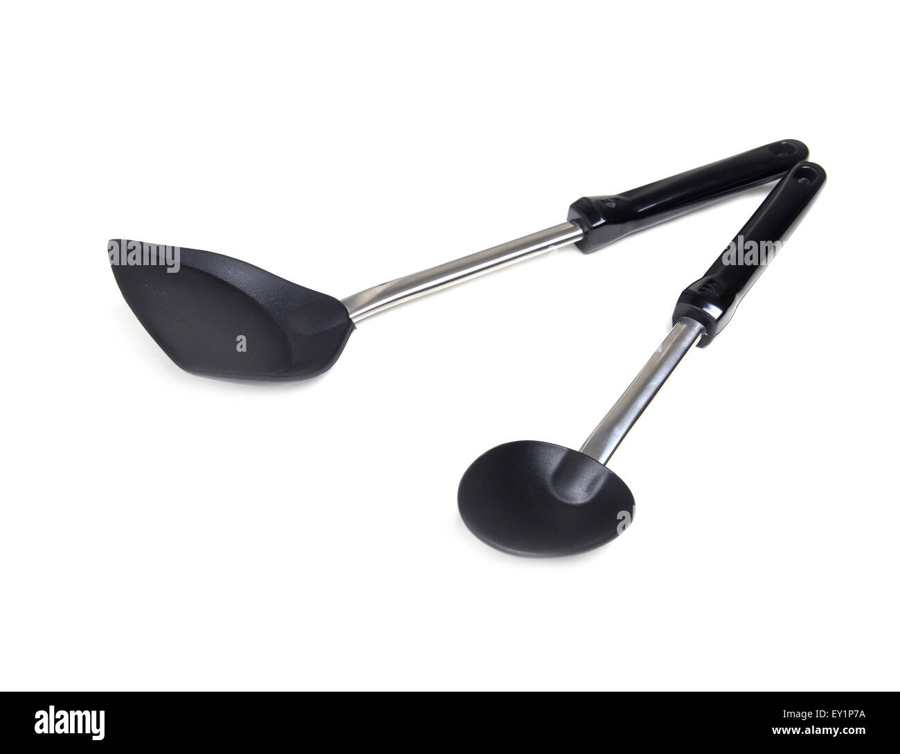 flipper used in frying on white background Stock Photo - Alamy