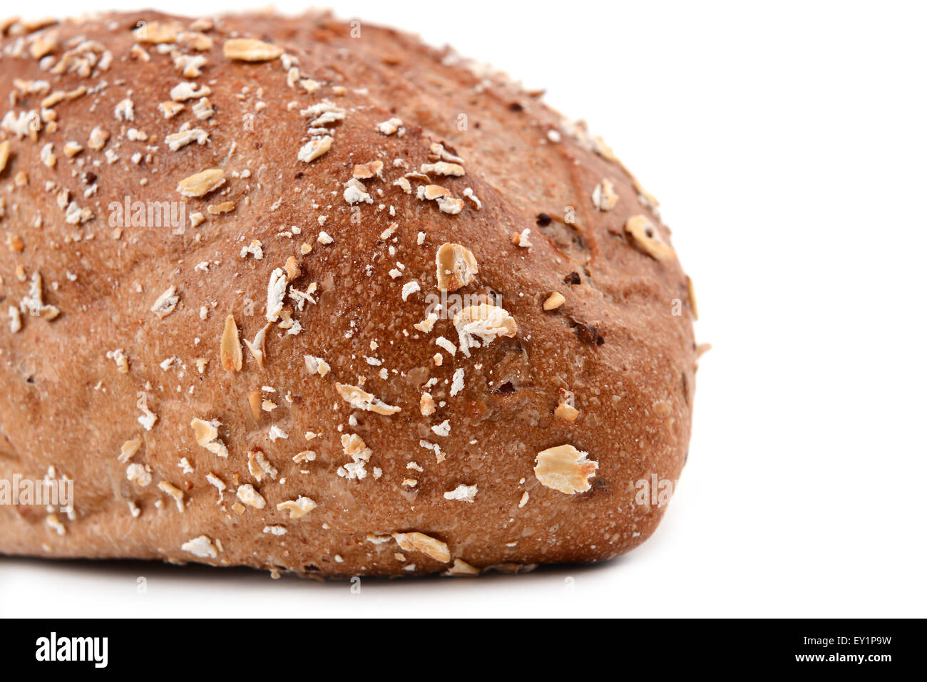 whole wheat bread isolated on white background Stock Photo - Alamy