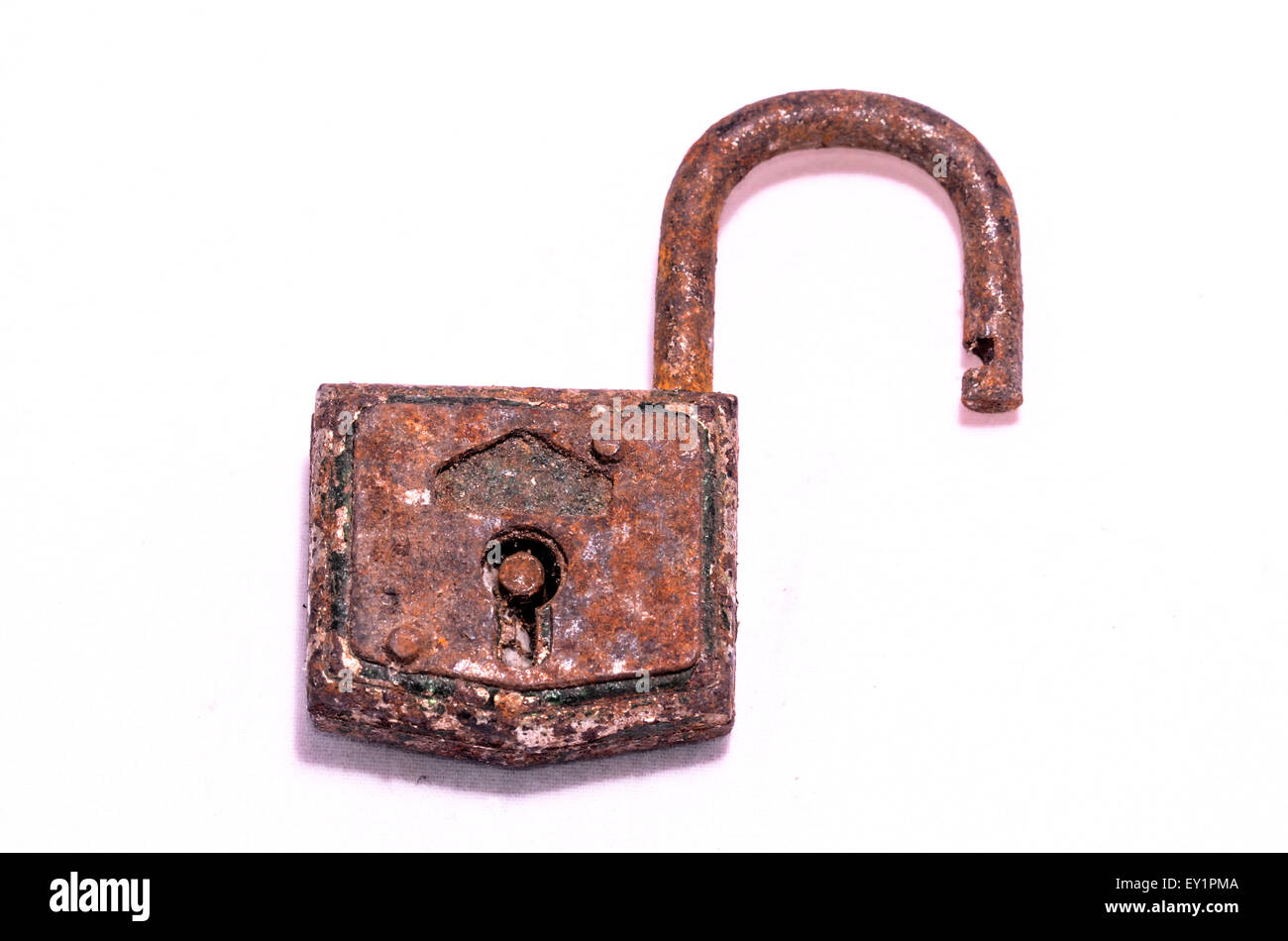 Old Antique Vintage Padlock Stock Photo - Alamy