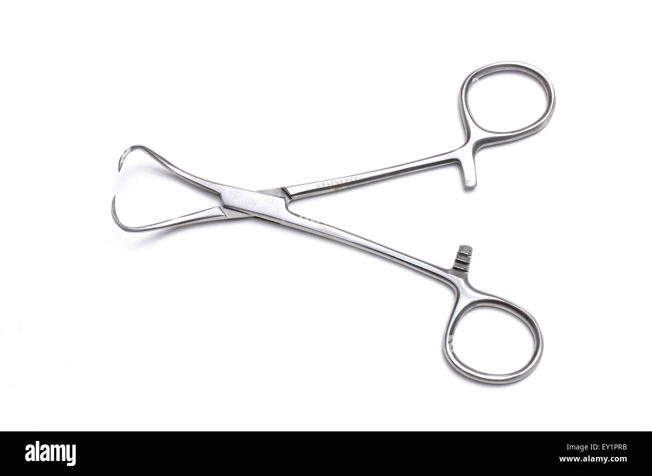 Surgical instruments isolated on white background Stock Photo - Alamy