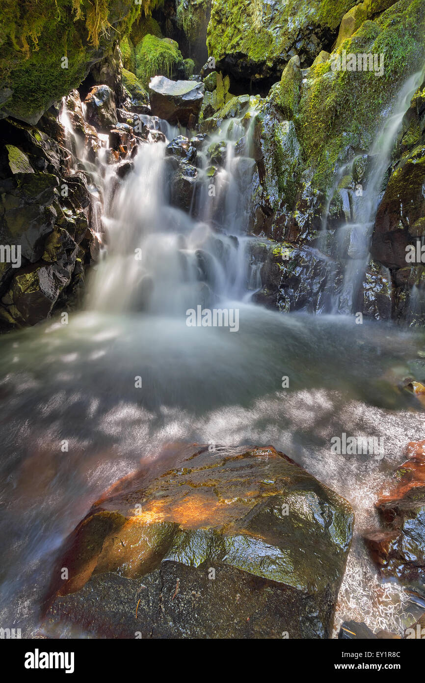 Hidden Waterfall along Gorton Creek in Columbia River Gorge National ...