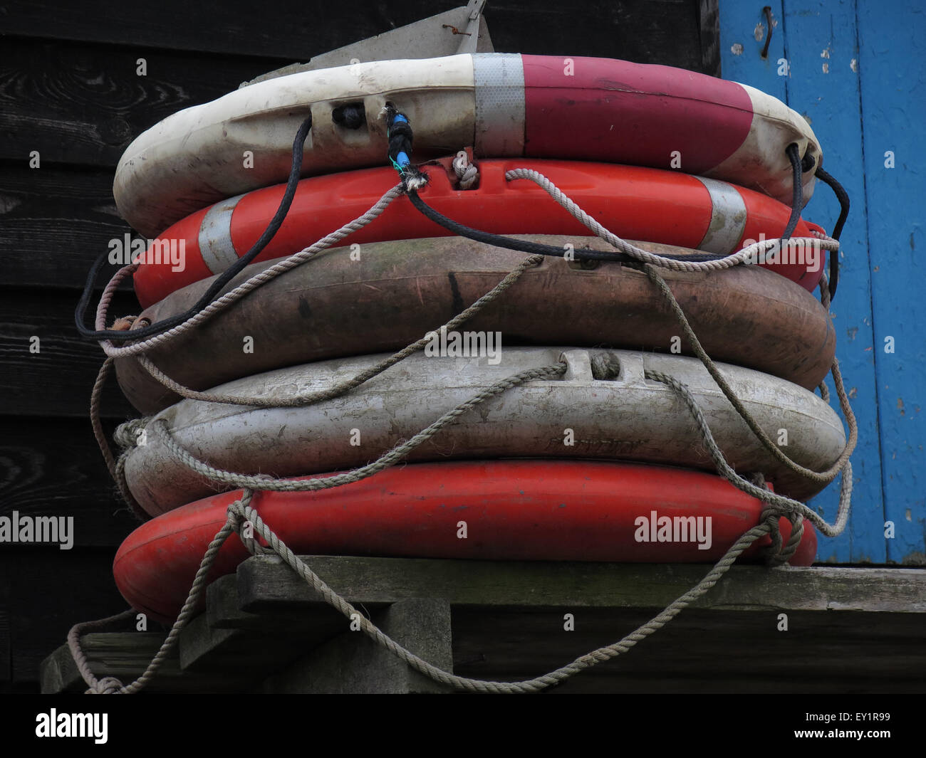 Ring buoy lifering lifesaver life donut life preserver or lifebelt hi ...