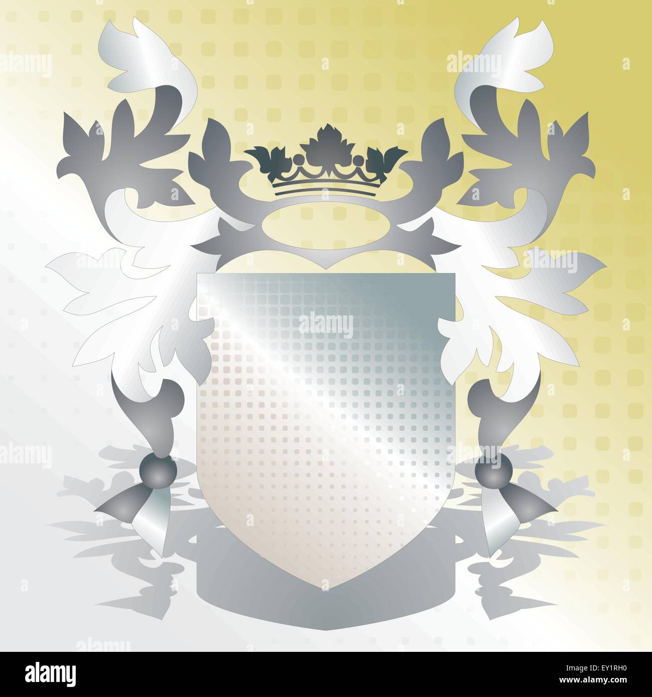 vector crest element with raster Stock Vector Image & Art - Alamy