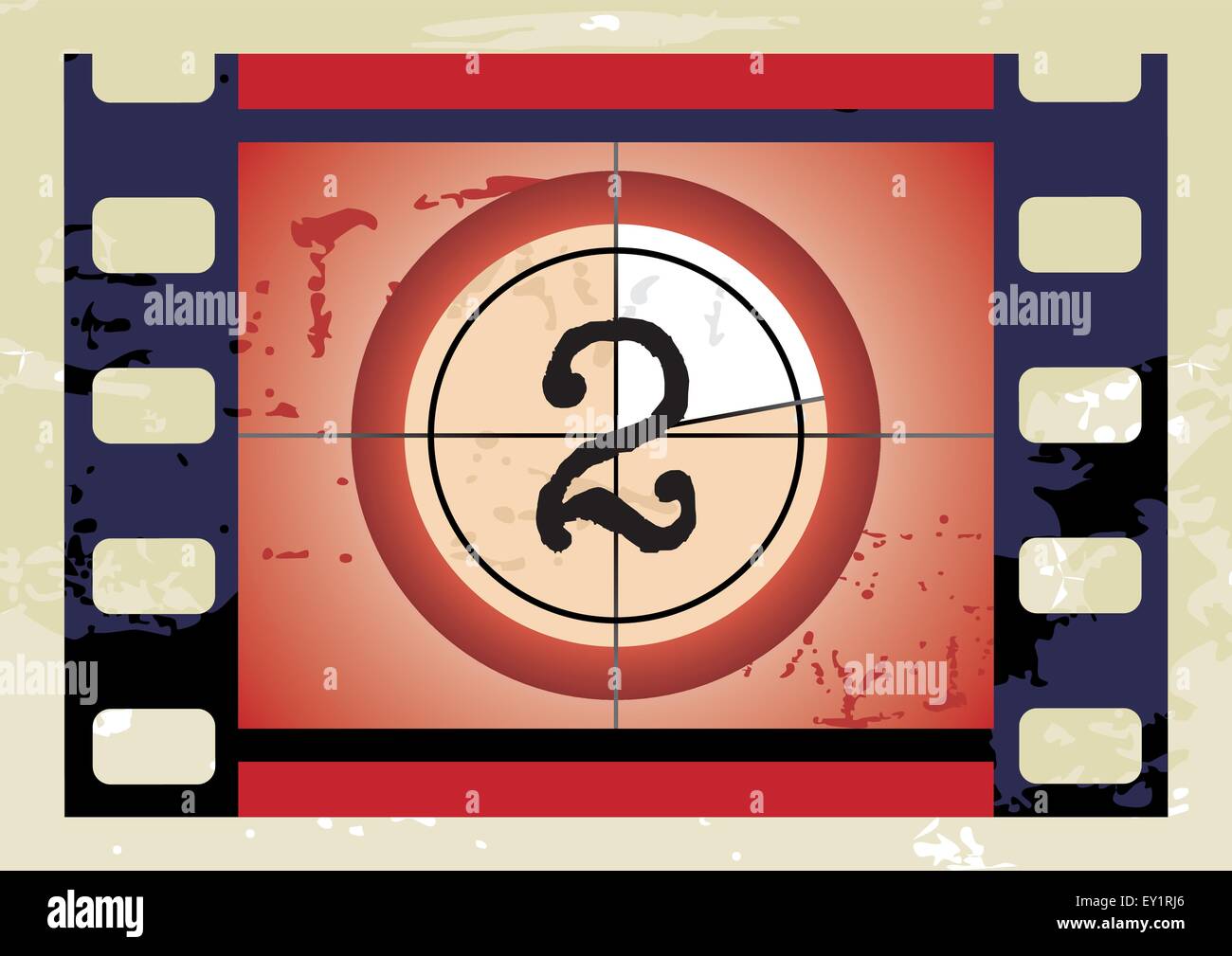 Film countdown numbers vector illustration hi-res stock photography and ...