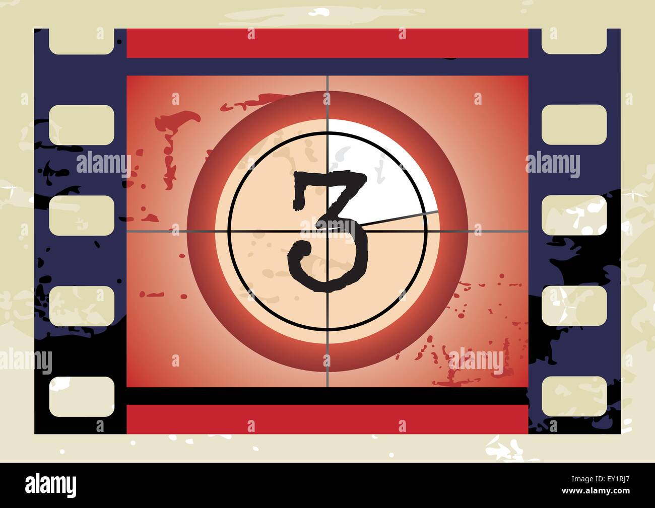 Film countdown numbers vector illustration hi-res stock photography and ...
