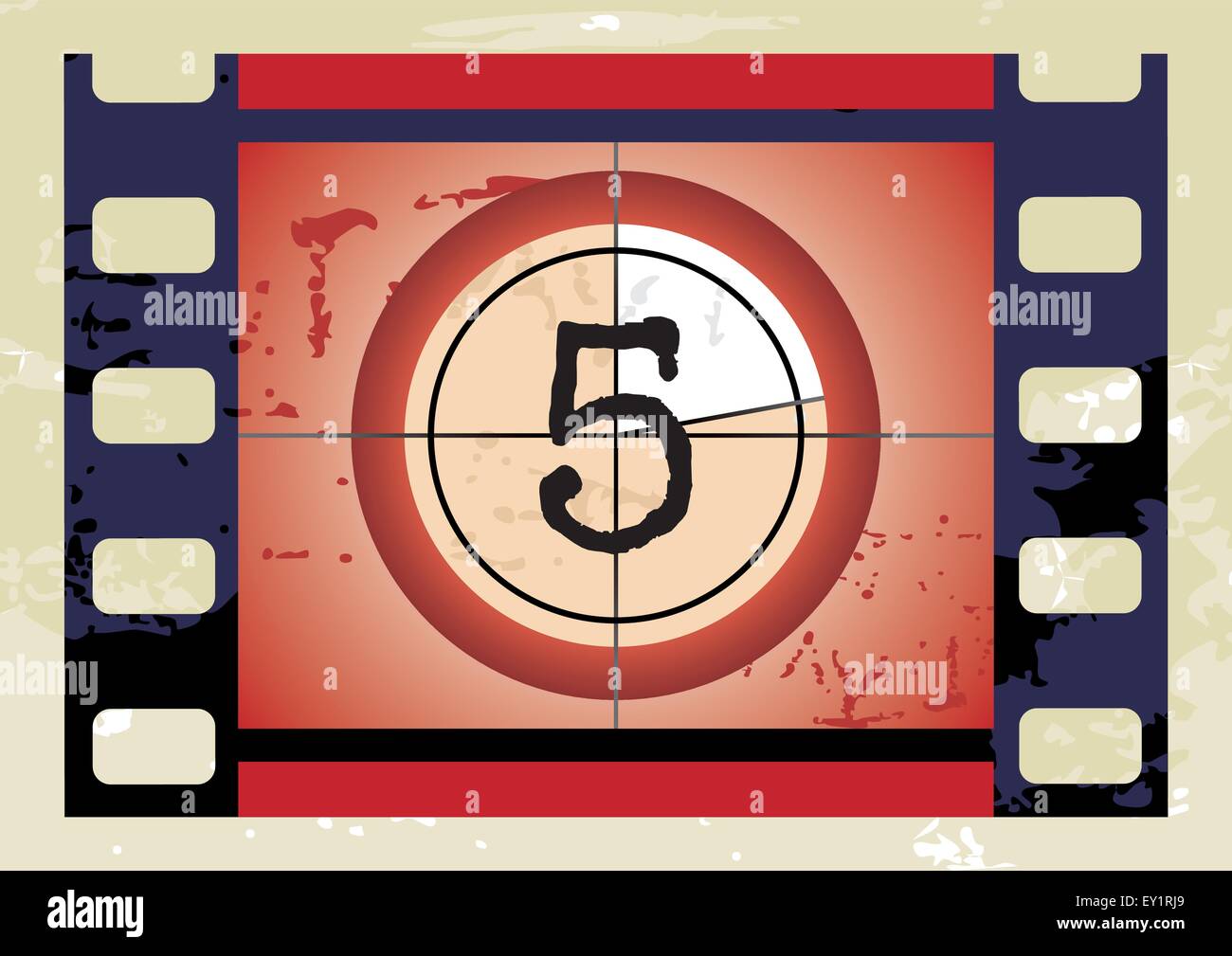 Film count down Stock Vector Images - Alamy