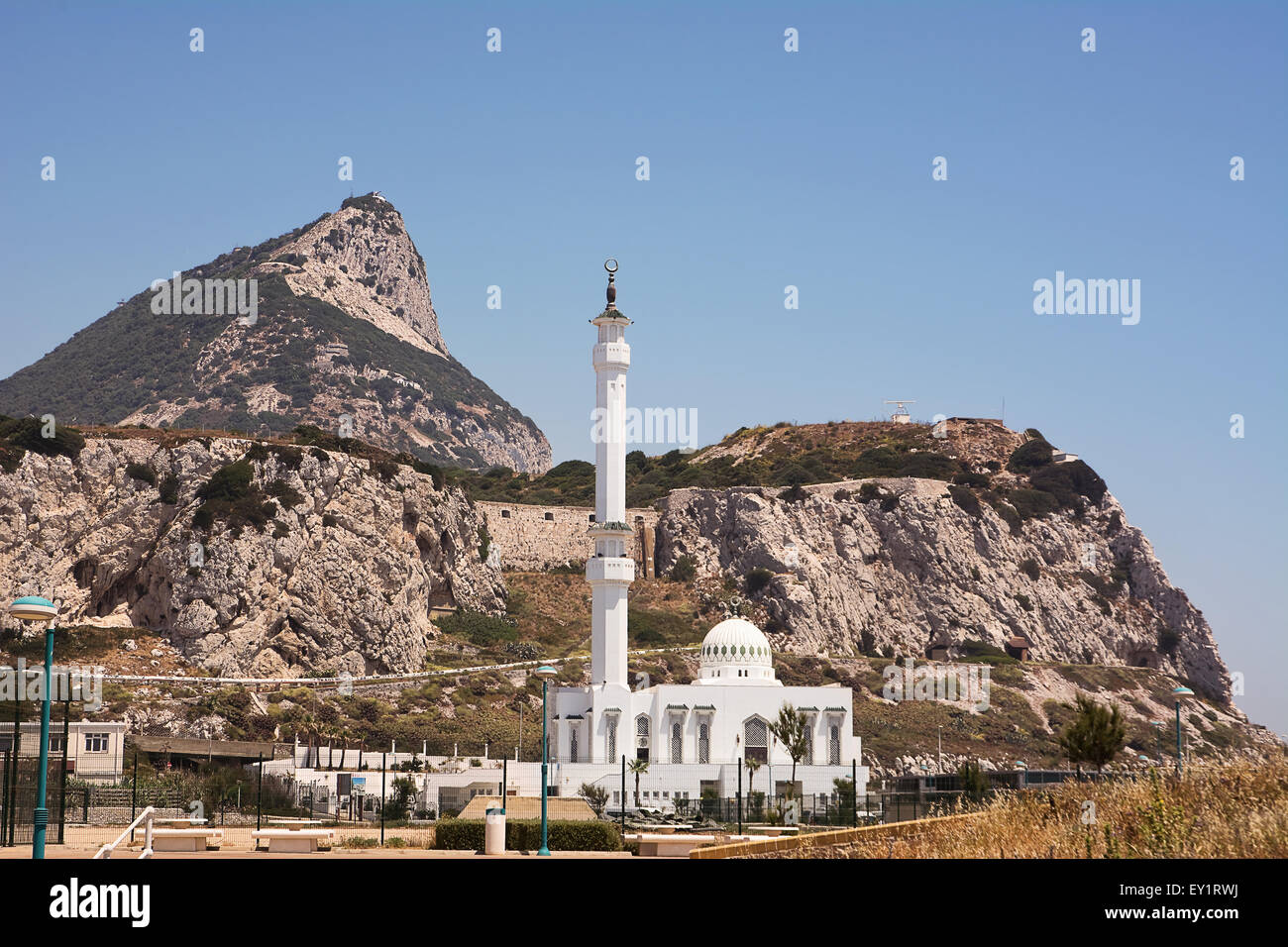 Mosque of Europa Point in Gibraltar (UK Stock Photo - Alamy