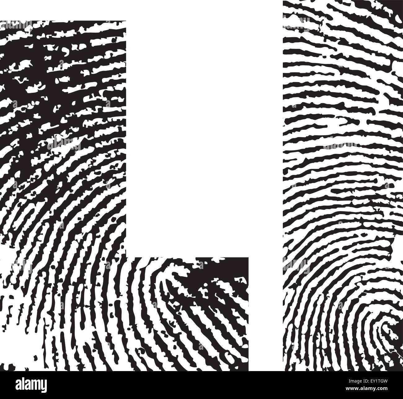 finger print alphabet - vector illustration Stock Vector Image & Art ...
