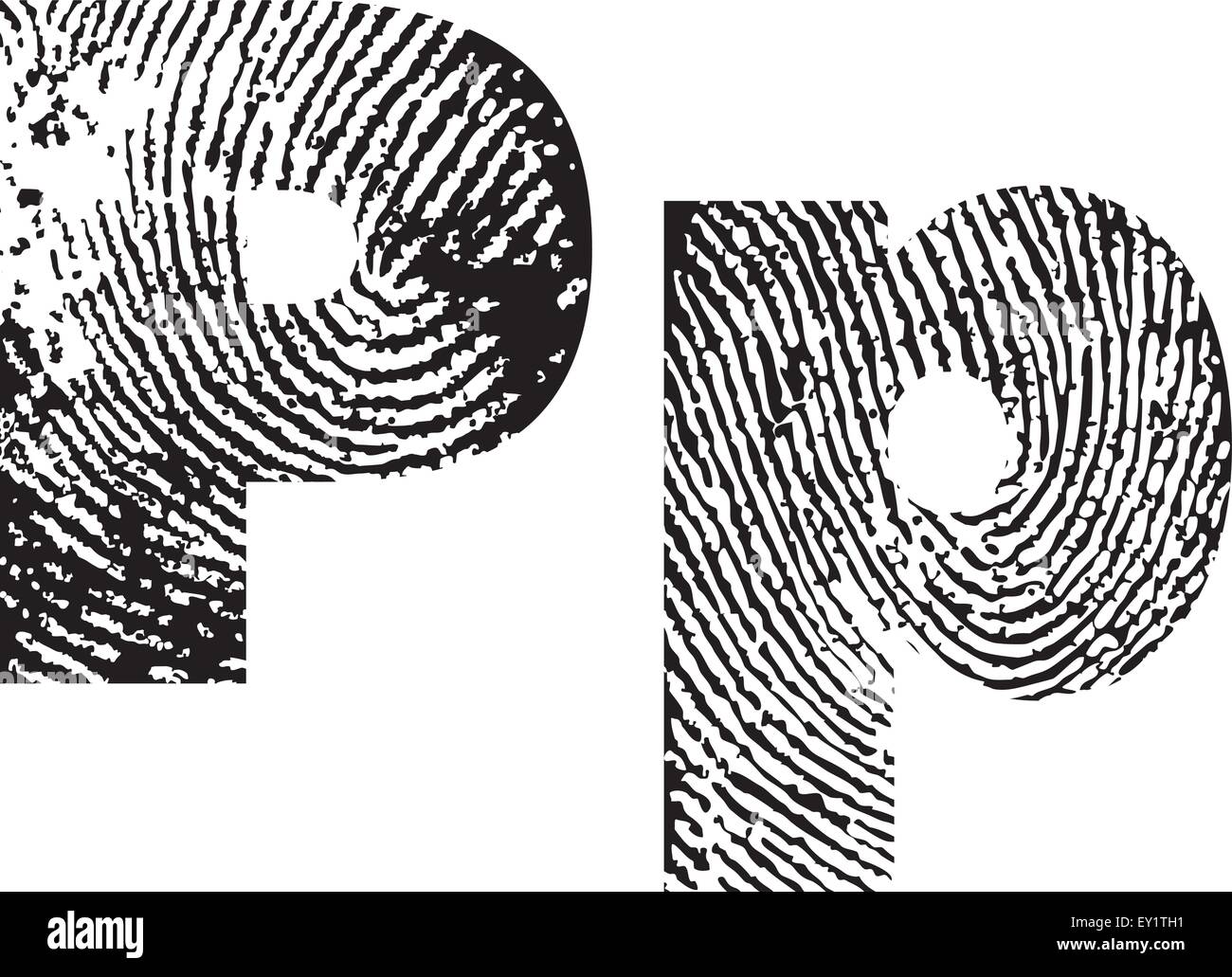 Each type of fingerprint Stock Vector Images - Alamy