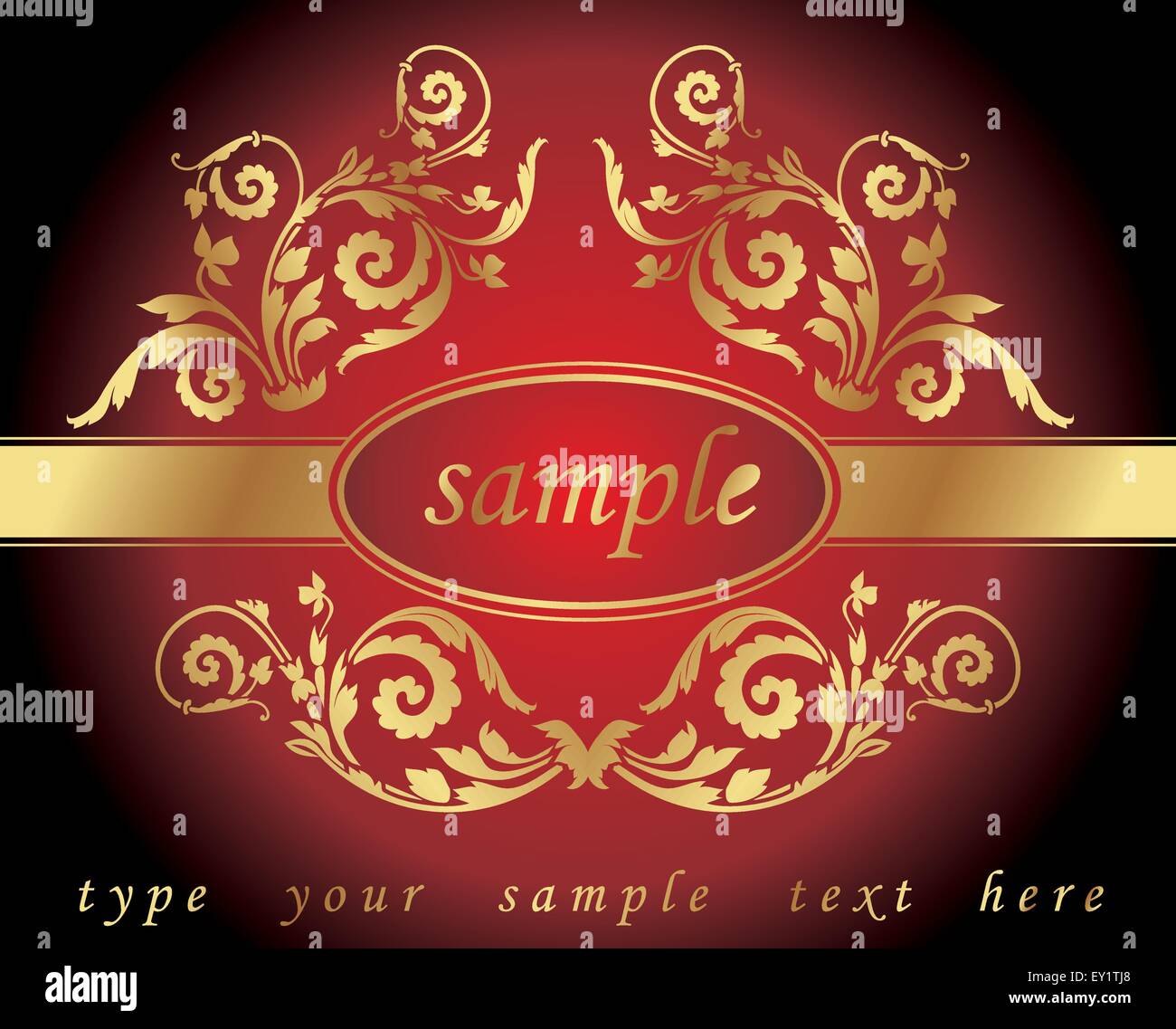 vector floral background for packaging Stock Vector Image & Art - Alamy