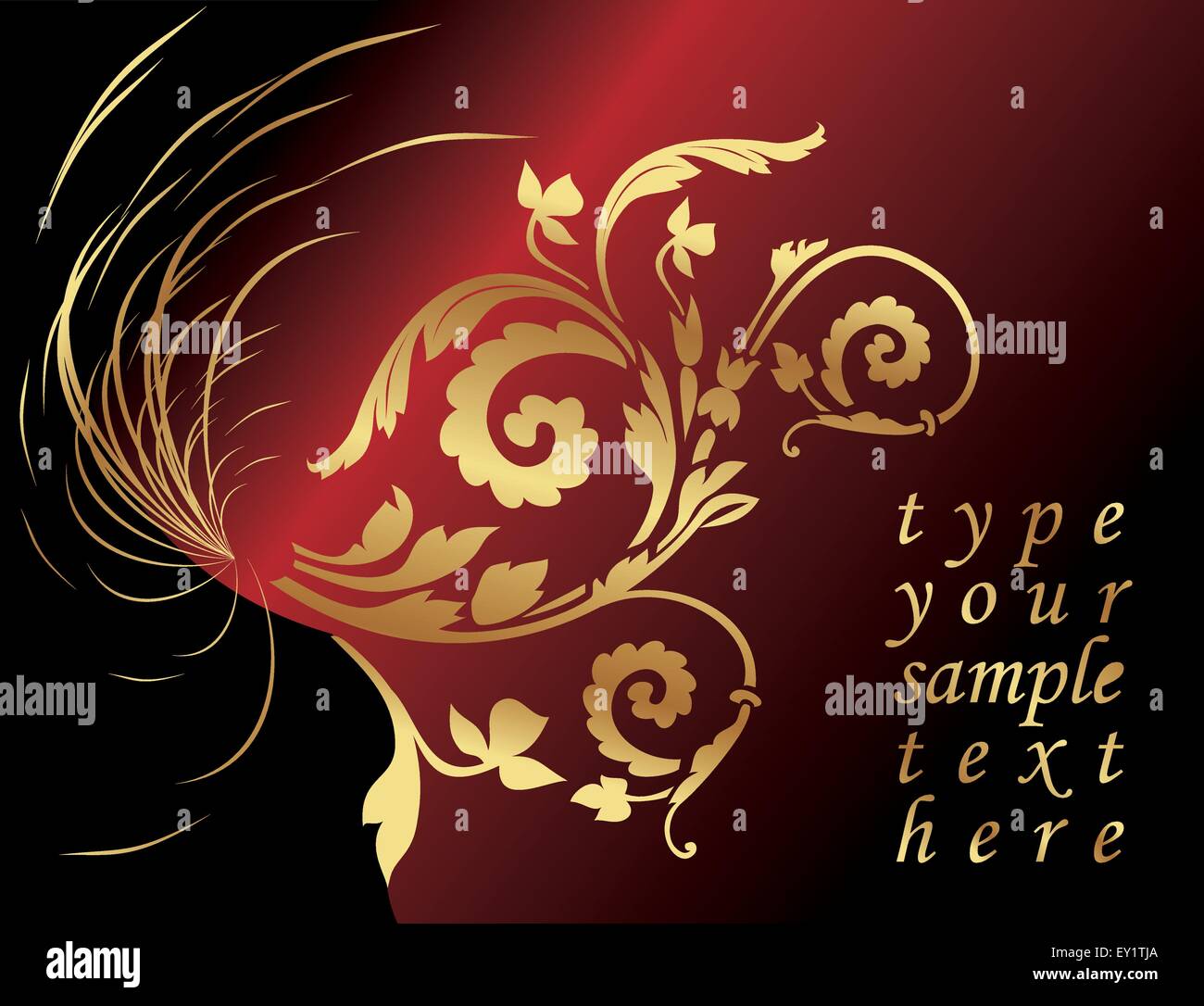 vector floral background for packaging Stock Vector Image & Art - Alamy