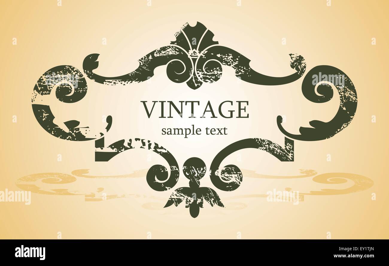 vintage background - vector illustration Stock Vector Image & Art - Alamy
