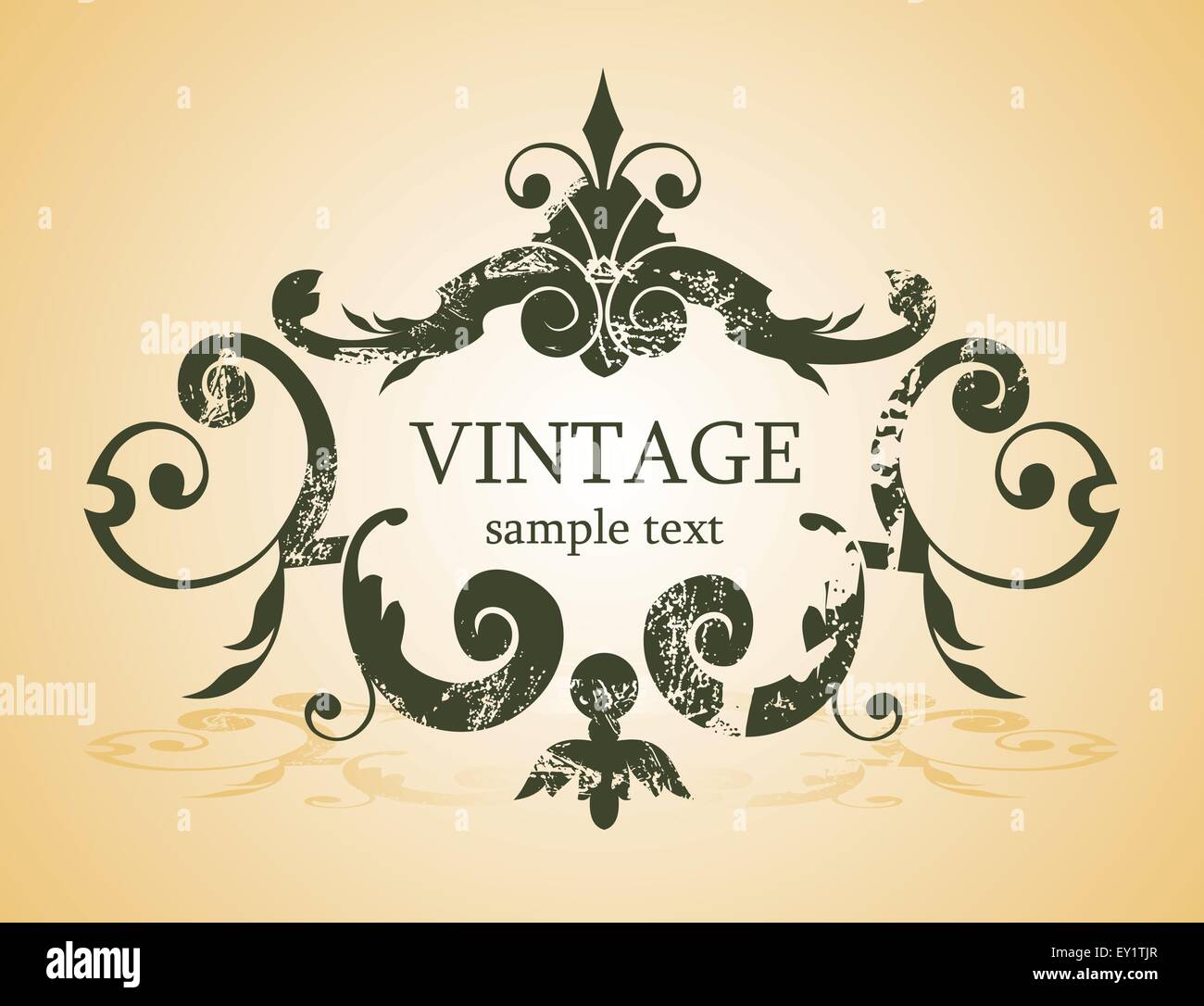 vintage background - vector illustration Stock Vector Image & Art - Alamy