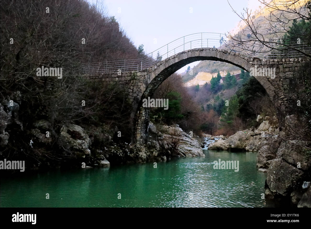 Cerreto Sannita, Campania, Italy. The ponte di Annibale ( Hannibal ...