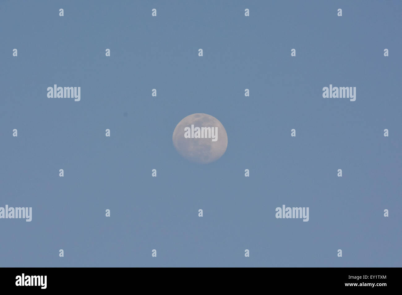 Almost Full Moon Stock Photo - Alamy