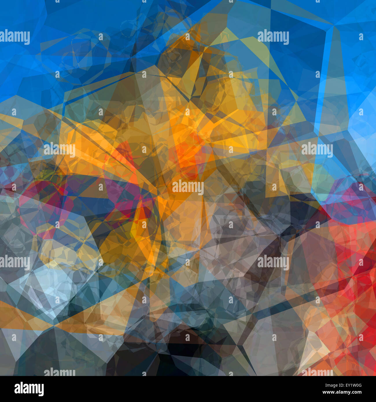 Abstract triangular pattern background in red and blue colors Stock Photo - Alamy