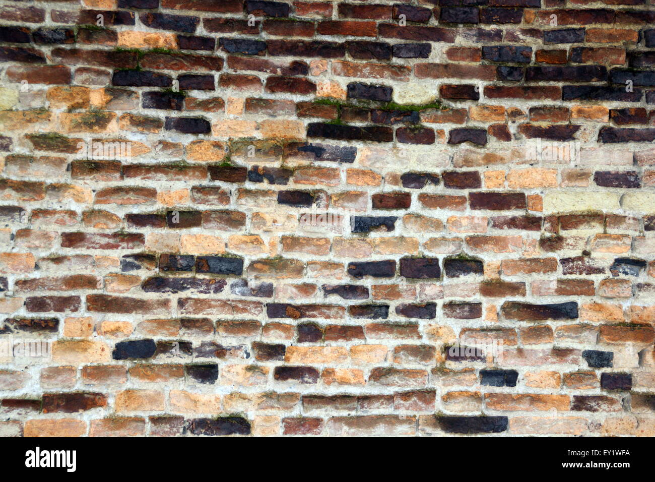 texture of grunge old brick wall on an abandoned building Stock Photo ...