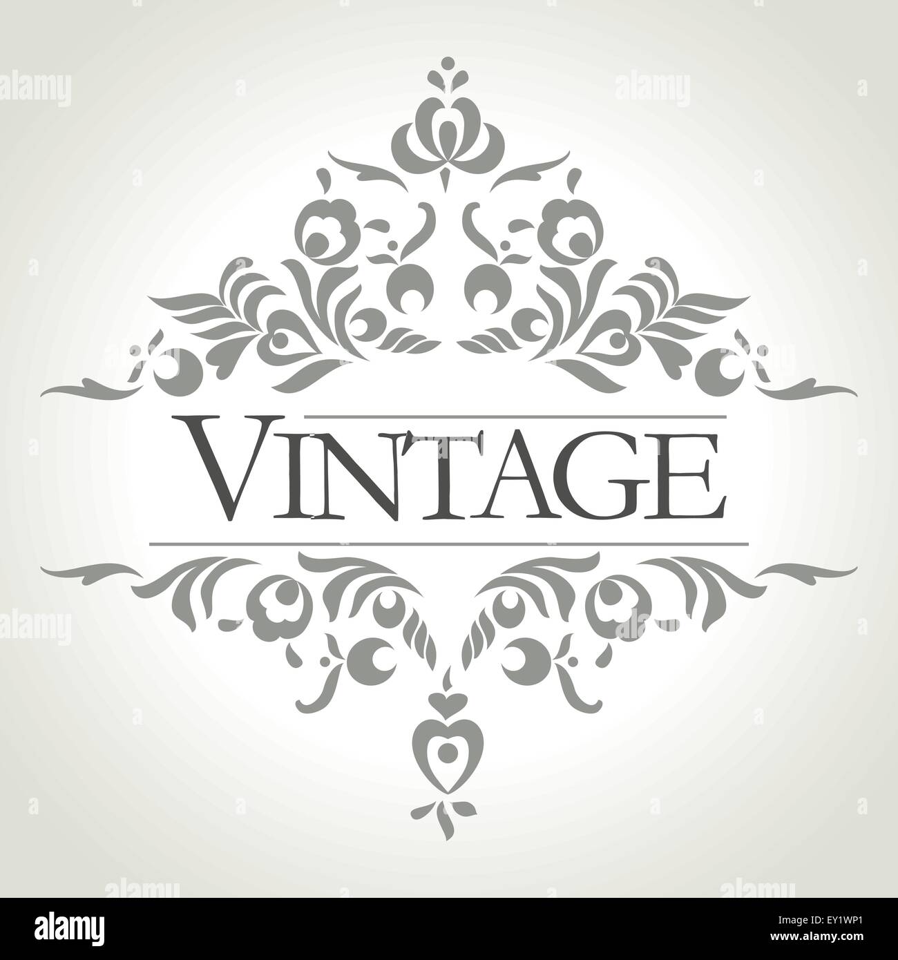 vintage frame design - vector illustration Stock Vector Image & Art - Alamy